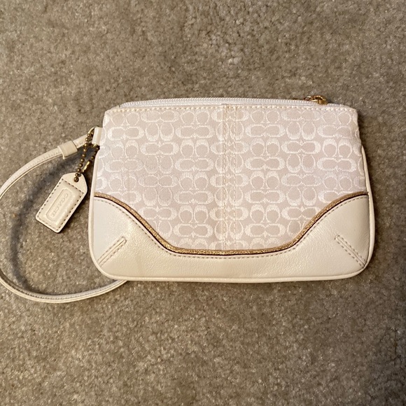 Coach | Bags | Coach Wristlet With Signature C Design | Poshmark